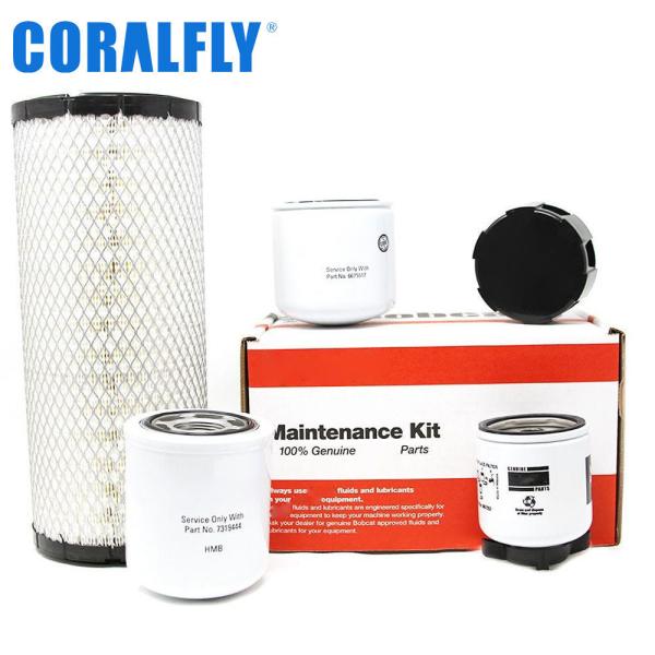 Quality CORALFLY Excavator Engine Bobcat Oil Filter 7225338 7012314 6661248 7248874 for sale