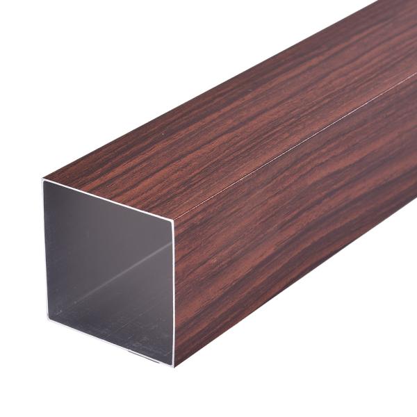Quality Decoration Aluminum Square Tube Section Customized Color For Showroom for sale