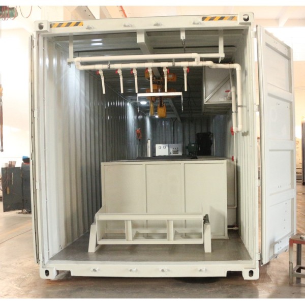 Quality 2000 KG TECUMSEH Compressor 15 Ton Container Block Ice Machine with Mobile Plant for sale