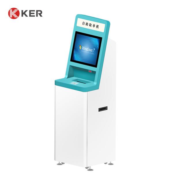 Quality Report Printing Collecting Infrared Hospital Self Service Kiosk for sale