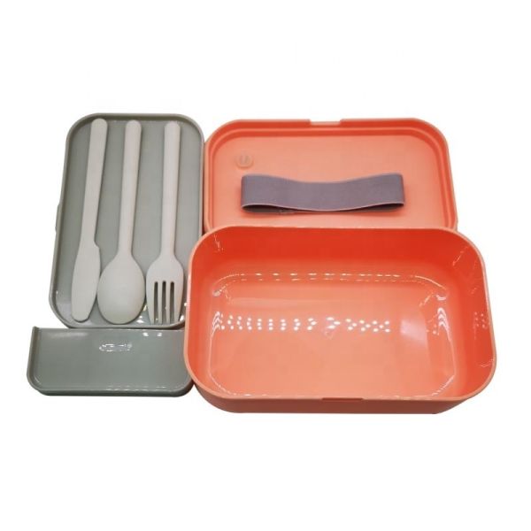 Quality Customizable Large Capacity BPA Free Bento Lunch Box with Cutlery and Movable for sale