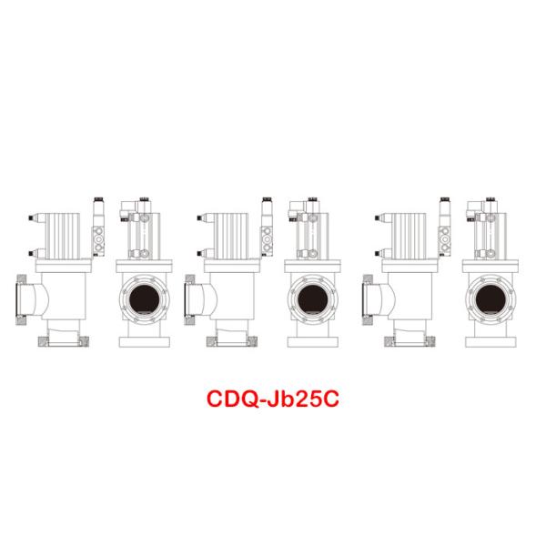 Quality Compact Vat Vacuum Valves DN25 Flange 0.4 ～ 0.7 MPa Air Compression for sale