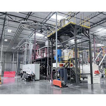 Quality Automatic Feeding Weighing Mixing Conveying System For SPC Floor Production Line for sale