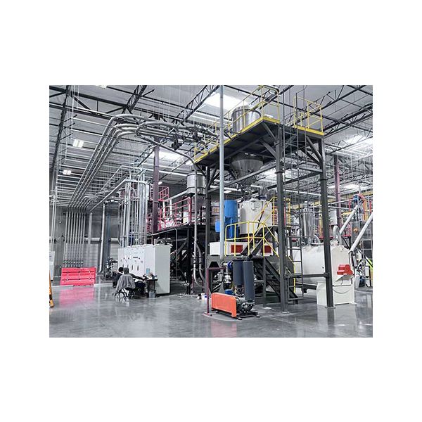 Quality Automatic Feeding Weighing Mixing Conveying System For SPC Floor Production Line for sale