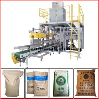 Quality Oil Seeds Automatic Open Mouth Bag Filler seam sewing heat sealing for sale