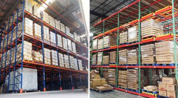 Push Back Pallet Rack High Density Warehouse Storag Rack