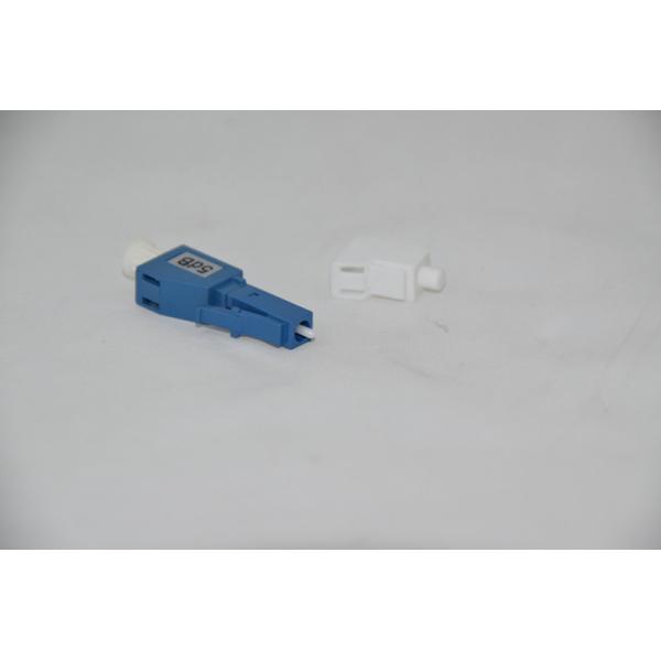 Quality LC UPC Fixed Fiber Optic Attenuator Precision Ceramic Ferrule Plastic Material for sale