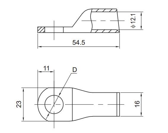 Quality Crimping Type Cable Lug Terminal Ring Terminal Connector TS16949 Certification for sale