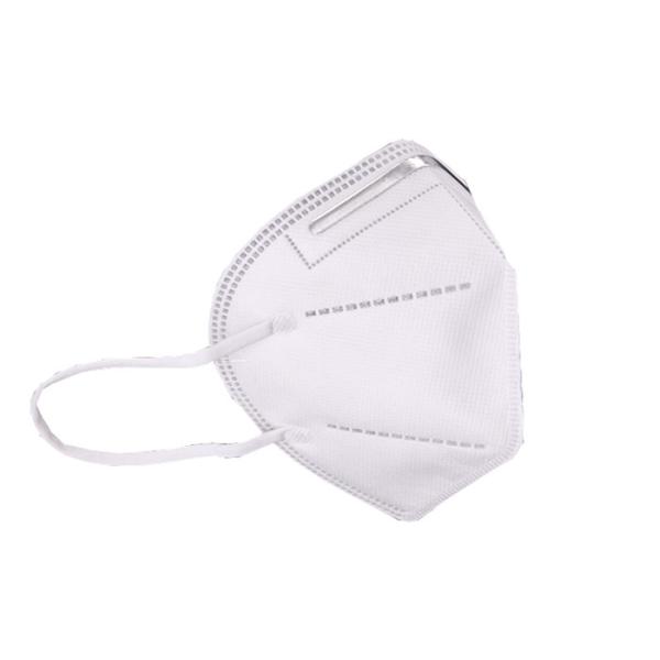 Quality Anti Virus KN95 Face Mask Folding Non Woven Material With Nose Clip Upward for sale