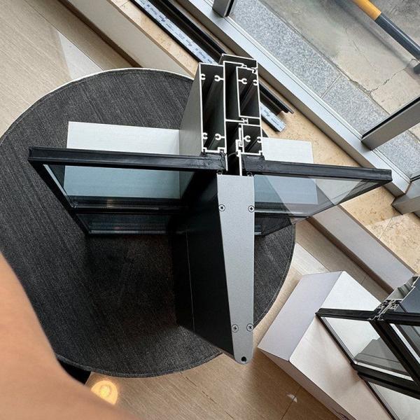 Quality Closed Ventilated Curtain Wall , Lightweight Sound Insulation Curtain Wall for sale