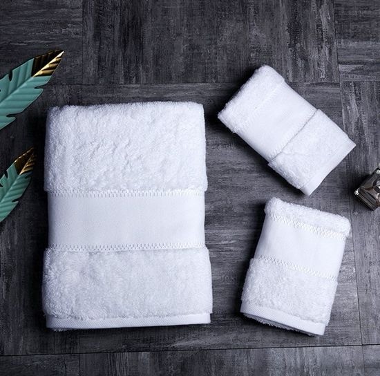 Quality Customized Logo Soft Absorbent 100% Cotton Face Hand Bath Hotel Towel for sale