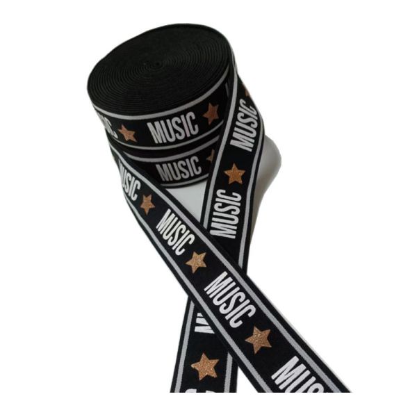 Quality 40m Roll Printed Elastic Bands 3.5cm Picot Elastic For Underwear for sale