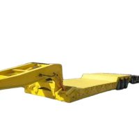 Quality 13T-18T Axle Customizable 3-Axle Low Load Lowbed Semi-Trailer for Customized for sale