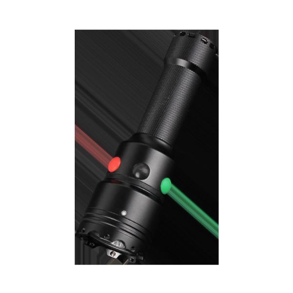 Quality Multifunction Pocket 4h Signal Flashlight 3.7v 3 Colour Signal Torch for sale
