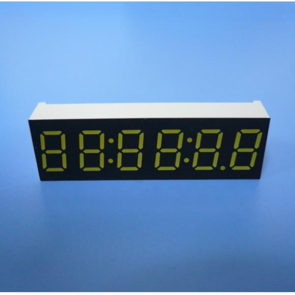 Quality 6 Digit 7 Segment LED Display , Ultra Bright White LED Clock Diplay 0.36 Inch for sale