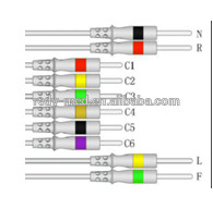 Quality 15 Pin Nihon Kohden TPU 10 Lead EKG Cable Clip for sale