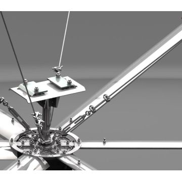 Quality Industrial Air Circulating Big 6 Blade HVLS Ceiling Fan for sale