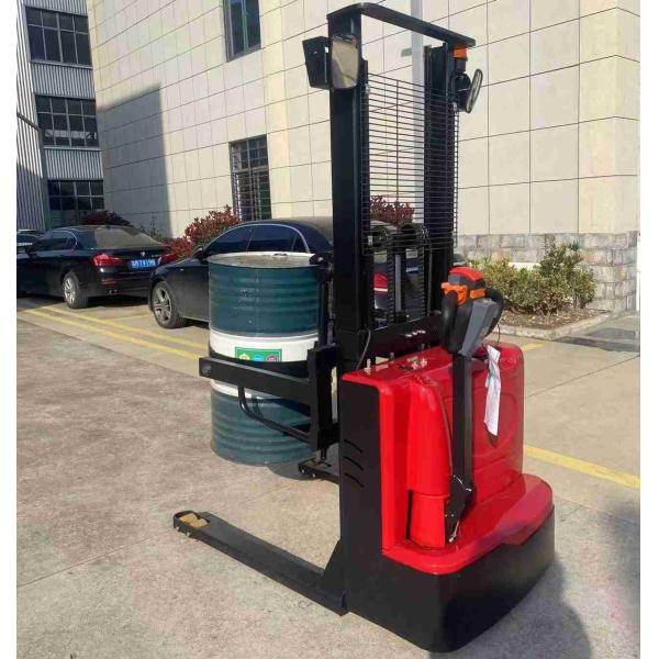 Quality 1.6meters 3meters 500kg Fully Electric Drum Stacker For Drum Transportation And for sale