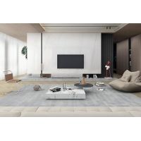 Quality Carrara White Indoor Floor Tile Polished Glazed Porcelain Tile For Interior Design And Living Room 900x1800x9mm for sale
