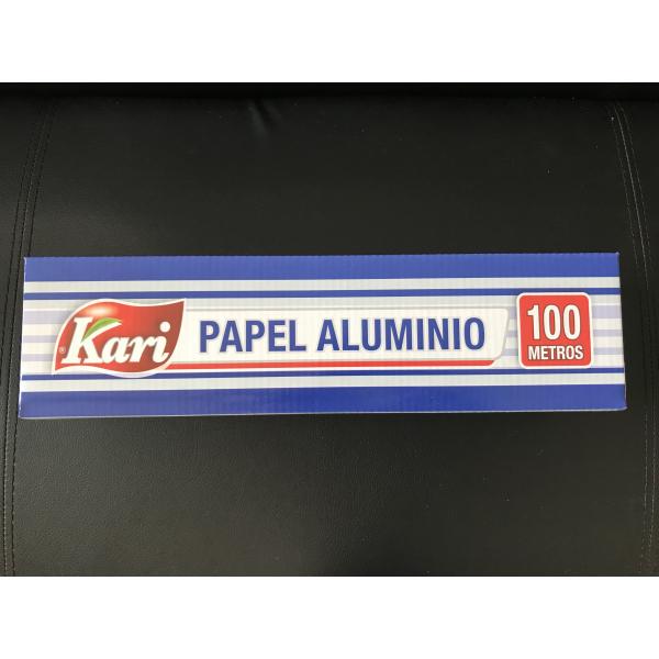 Quality Restaurant Parchment Lined Foil , Aluminum Foil Wrap 3 - 300m Length for sale