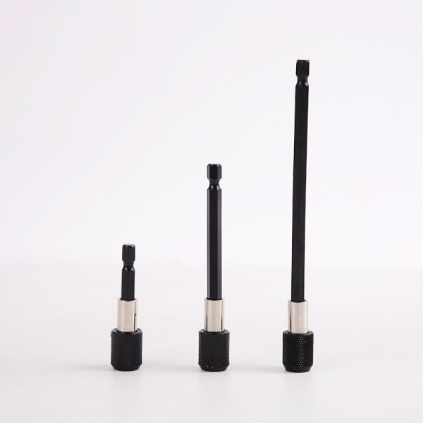 Quality 300mm CR40 Black Electrophoretic Paint Magnetic Release Drill Bit Extension Set for sale