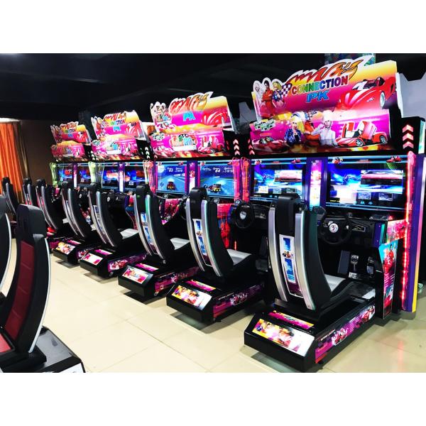 Quality 2 Players Safe Arcade Car Game Machine Car Games 3d Racing Machine For Fun City for sale