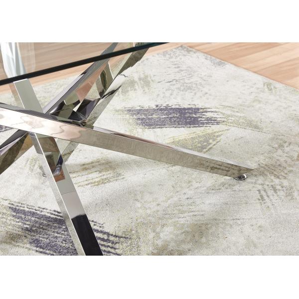 Quality 50kgs high end glass dining table for sale