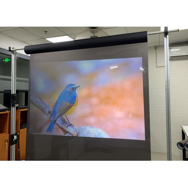Quality Clear Transparent Holographic Screen , Holoscreen 100 Microns For Display / for sale