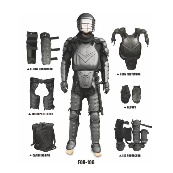 Quality FOX-106 Riot control gear full set fireproof suit for sale