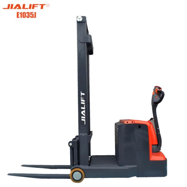 Quality Electric Counterbanlanced Stacker Pedestrian Forklift 1000kg Lifting Height 3500mm for sale