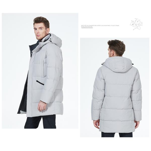 Quality Size 46 - 56 Winter Jacket Men Packable Down Coat With Polyester Filling for sale