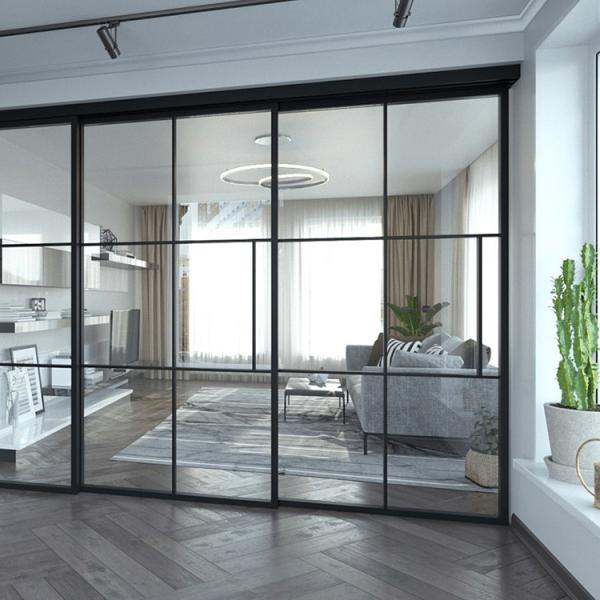 Quality Customizable Modern Glass Partition Walls 5 - 12mm Thickness Environmentally for sale