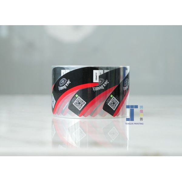 Quality Oval Fanfold Readable Transparent Film Labels Custom Clear Vinyl Stickers for sale