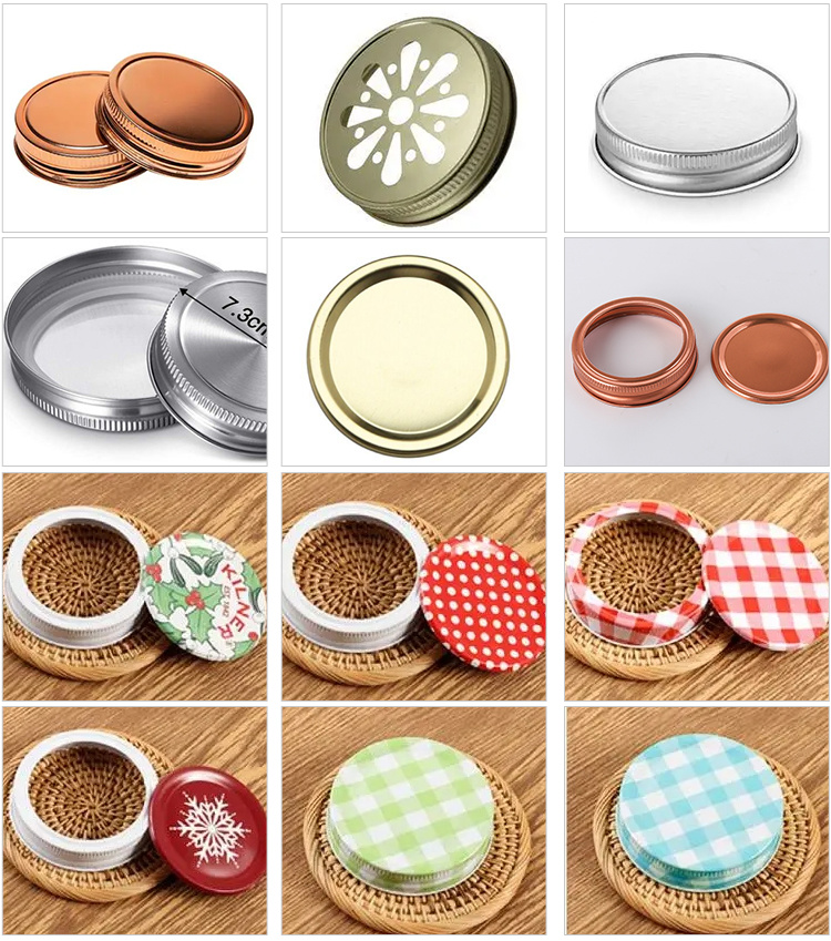 Custom Label Food Container Storage Clear 450ml 250ml Glass Honey Bottle with Lids