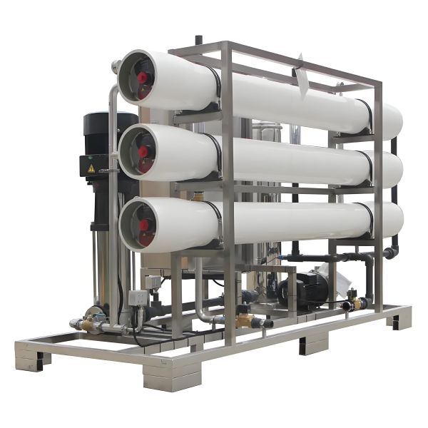 Quality 98% Salt Rejection Brackish Water RO System With Siemens S7 PLC Control for sale