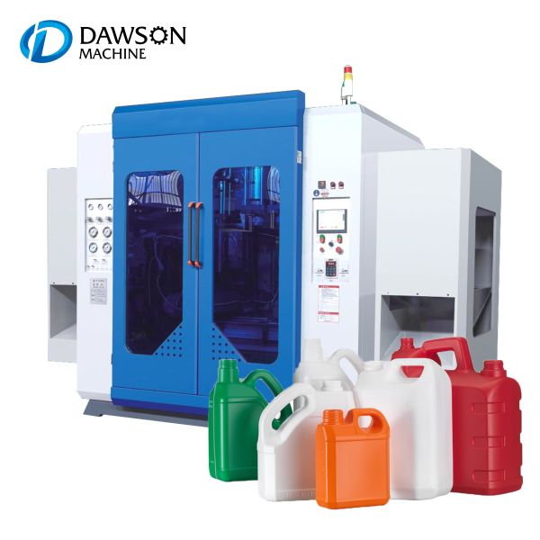 Quality HDPE PP Plastic Processed Blow Molding Machine For 5 Liter Jerry Can Engine Oil Bottle Chemical Container Manufacturing for sale