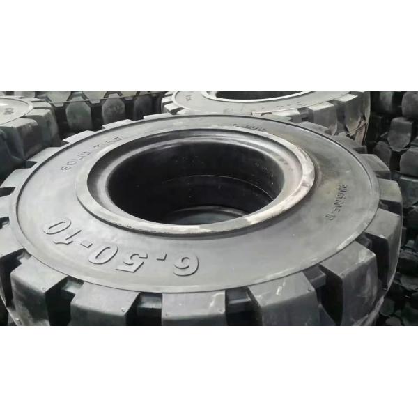 Quality ISO CCC Solid Resilient Skid Steer Forklift Tyre Replacement 6.50-10 for sale
