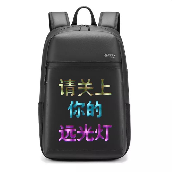 Quality Dynamic TPU Smart LED Backpack 22L Smart LED Pix Backpack for sale