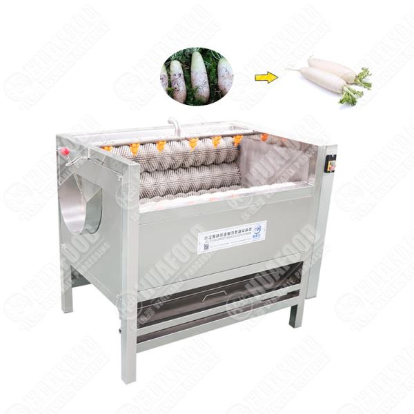 Quality Carrot Washing And Peeling Machine Multifunctional Vegetable Washer for sale