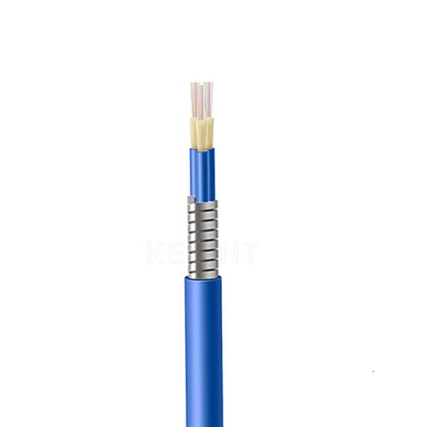 Quality KEXINT Indoor 48 96 Cores Multicore Bundle Armored Optical Cable GJAFKV Fiber Optic Cable for sale