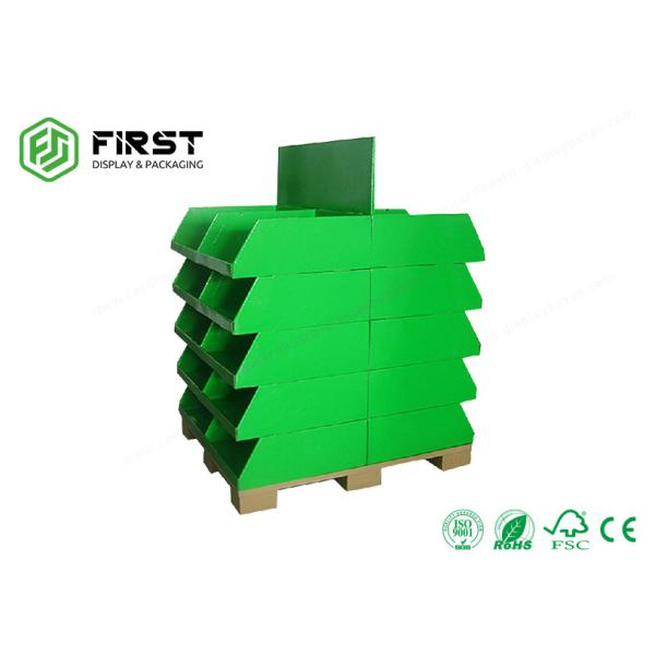 Quality Recyclable Customized Color OEM Creative POP Advertising Corrugated Floor for sale