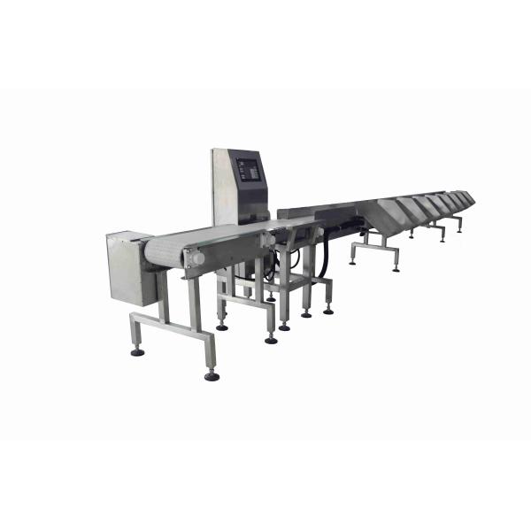 Quality 17 Inch Touch Screen Garlic Grading Machine 120 Pcs/Min Fish Grader for sale