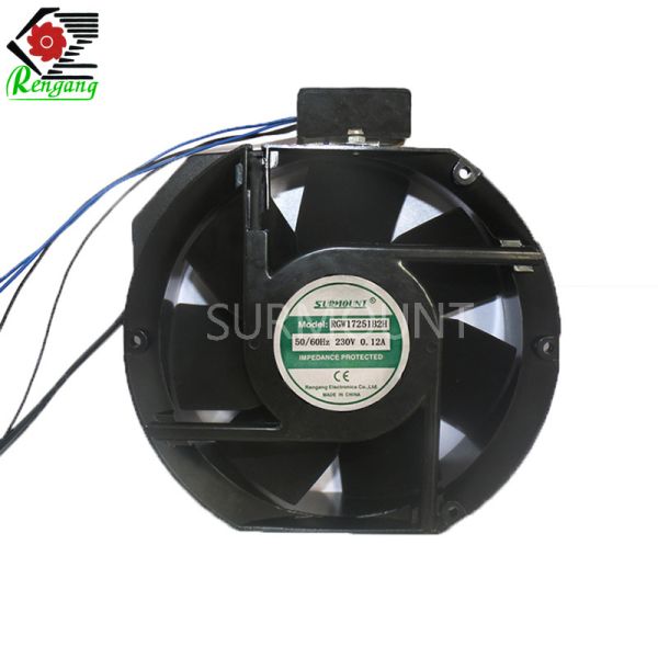 Quality 46W Ball Bearing 150mm Cooling Fan All Metal With Stalling Alarm for sale