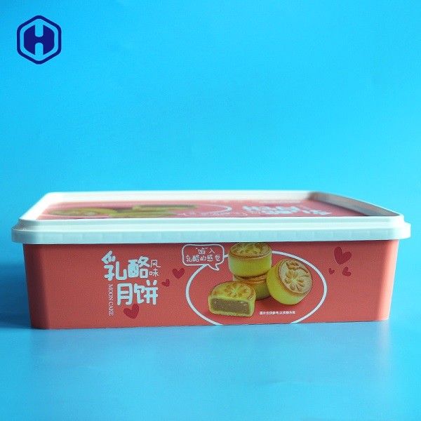 Quality Anti - Counterfeiting Plastic Cupcake Boxes With Closed Square Cover for sale