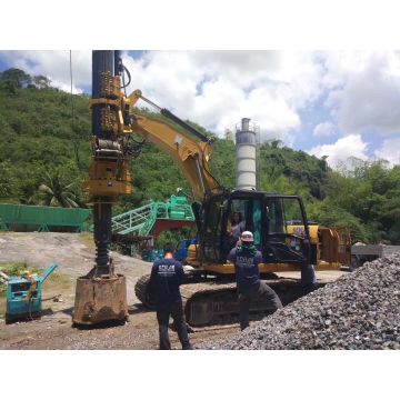 Quality TYSIM KR50 Mini Hydraulic Drilling Machine Rig Tysim Piling Equipment Low Noise for sale