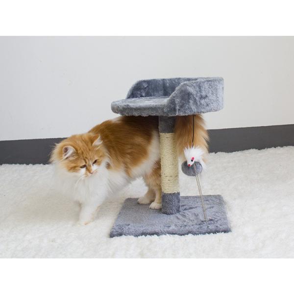 Quality 34cm Interactive Sisal Cat Scratching Post for sale