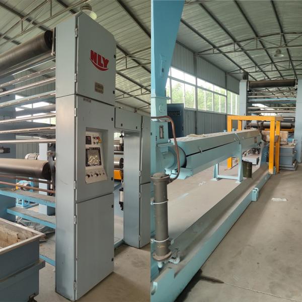 Quality Second Hand PP Woven Bag Machine Flat Yarn Extruder Machine With Pin Roller for sale