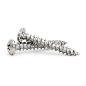 Quality 304 Stainless Steel Round Head Self Drilling Wood Screws Metric Tapping Screws for sale