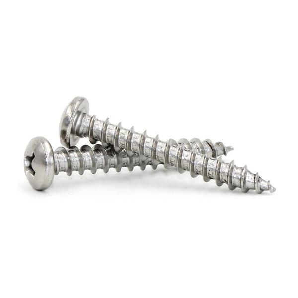 Quality 304 Stainless Steel Round Head Self Drilling Wood Screws Metric Tapping Screws for sale