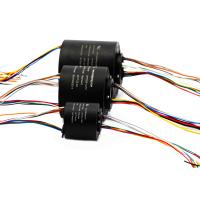 Quality Customizable Rotary Slip Ring Through Hole Design Precious Metal Contacts for sale
